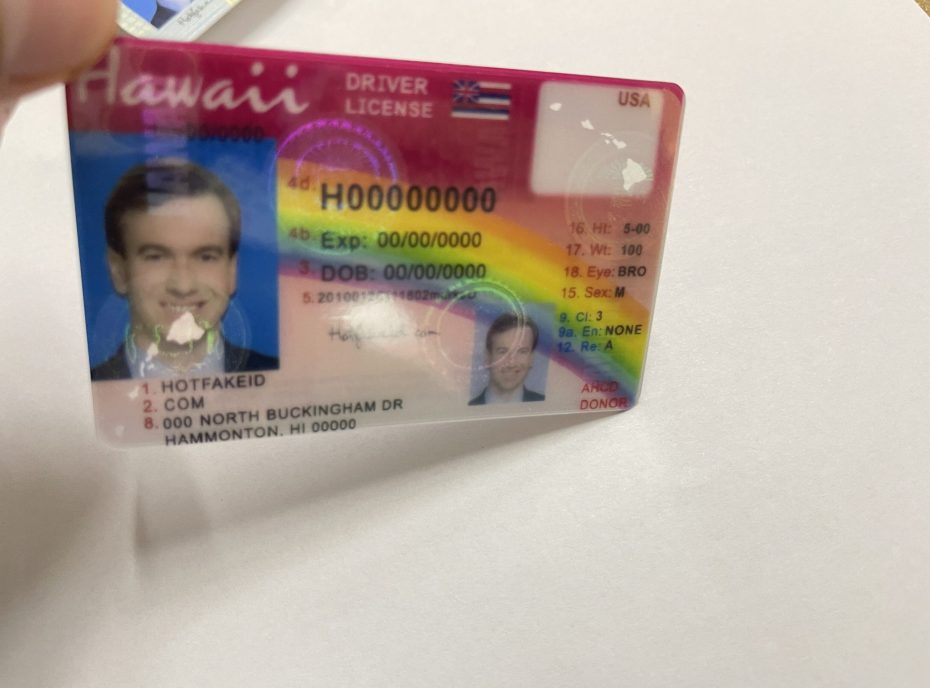Buy Scannable Hawaii Fake ID - Hot Fake IDs Online